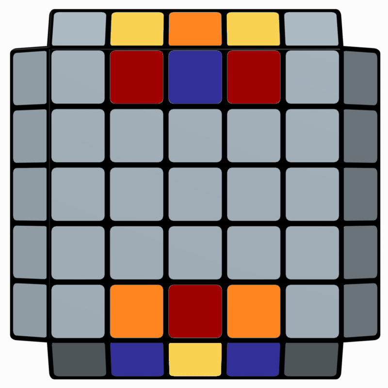 5x5x5 Professor Cube Lösung Parity Verschiedenes Sub60